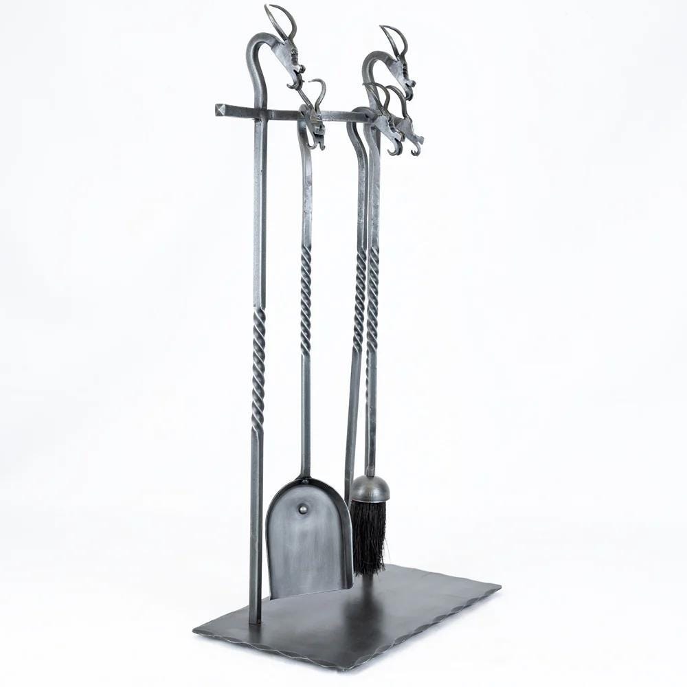 Mythical Dragon Companion Fire Set Tools (3 Piece) - Etsy