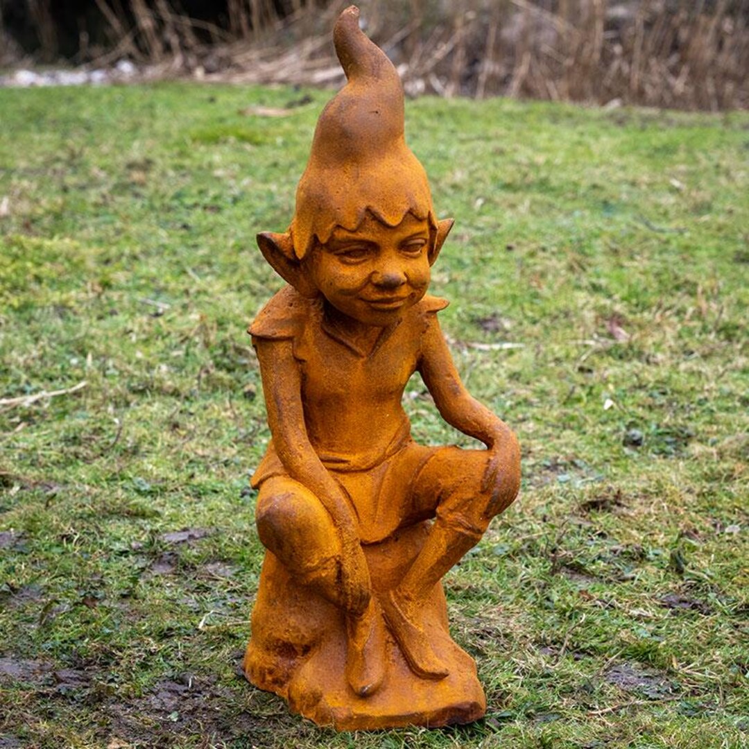 Enchanting Perching Pixie Garden Statue - Etsy