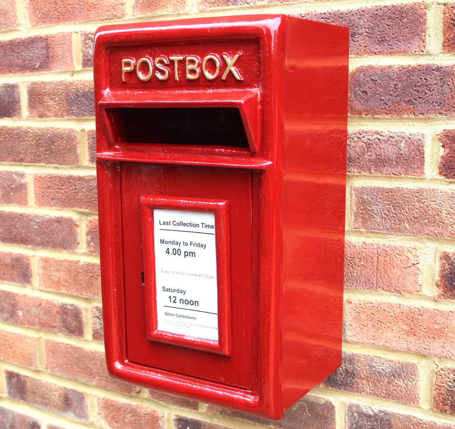 Post Box Letterbox Cast Iron Mail Box Wall Mounted or Stand - Etsy