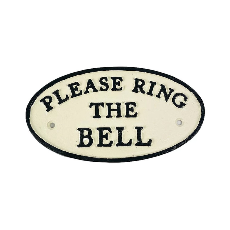 Please Ring the Bell Outdoor Sign - Etsy