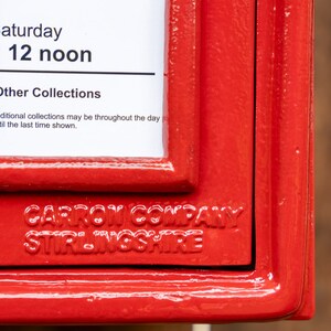 Elizabeth Regina Red ER Post Box - Etsy