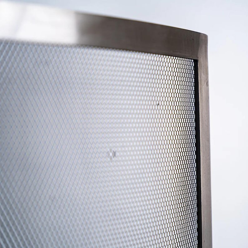Curved Fire Screen / Fire Guard - 60cm - Etsy