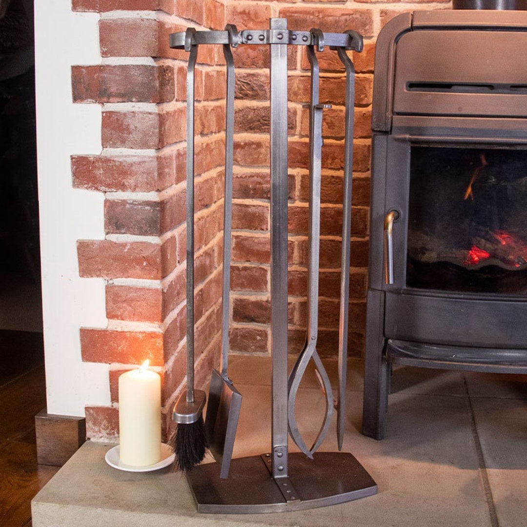 Greystone Fireside 4 Piece Companion Set - Etsy