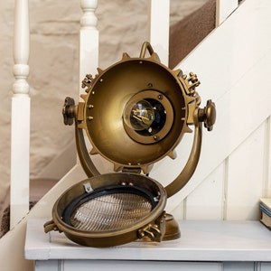 Spotlight Desk Lamp - Table Searchlight Industrial Cast Aluminium ...