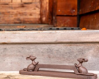 Cast Iron Boot Scaper Welly Boot Cleaner Shoe Scraper Gardener Gift ...