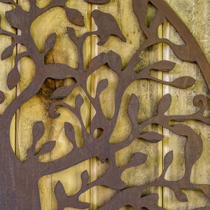 Rustic Garden Tree of Life Wall Art Metal 60 Cm - Etsy