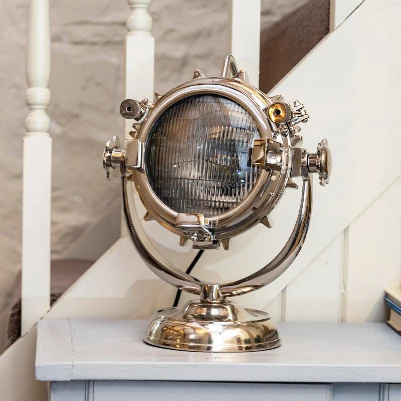 Spotlight Desk Lamp - Table Searchlight Industrial Cast Aluminium ...