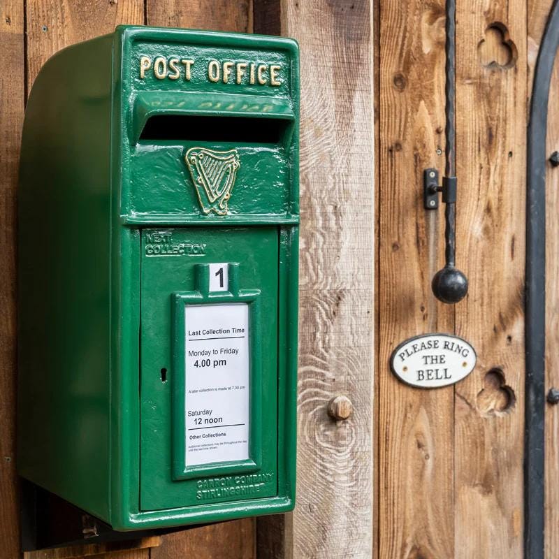 Wedding Irish Post Box - Etsy