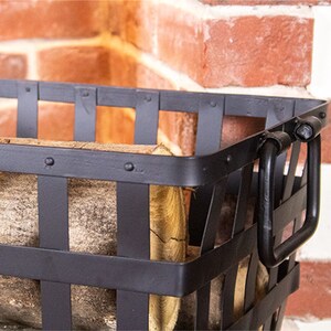 Blackstone Firewood Log Bucket - Etsy