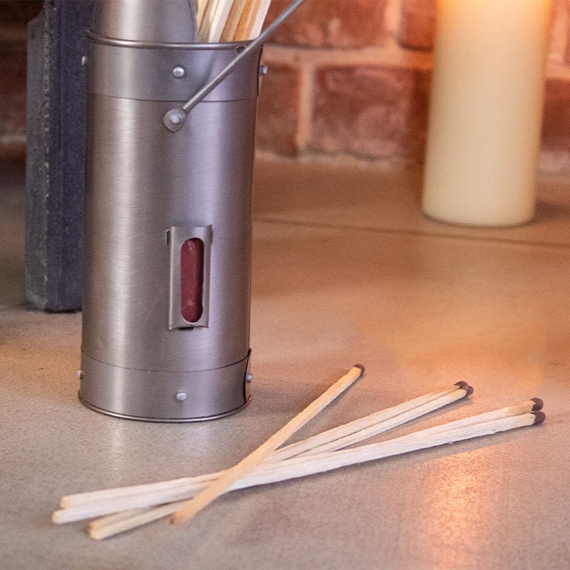 Greystone Fireplace Matchstick Holder - Etsy