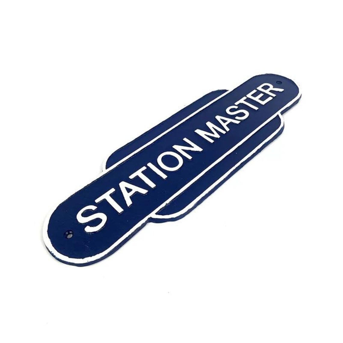 Cast Iron Station Master Railway Sign - Etsy UK
