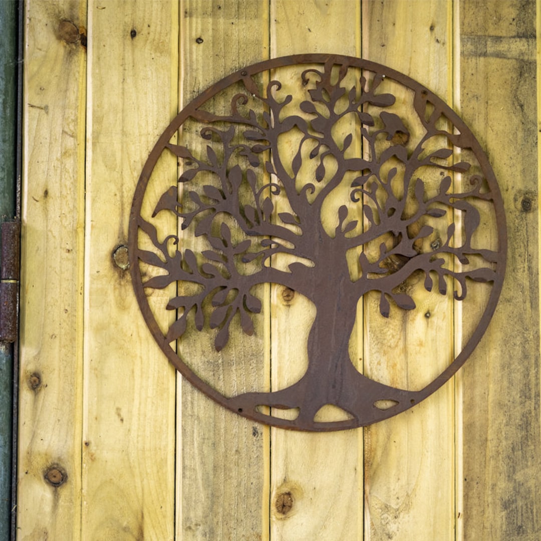 Rustic Metal Tree of Life - Wall Art - Etsy
