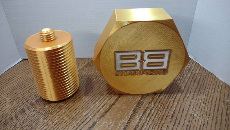 Battlebots Golden Bolt 3d Printed Etsy