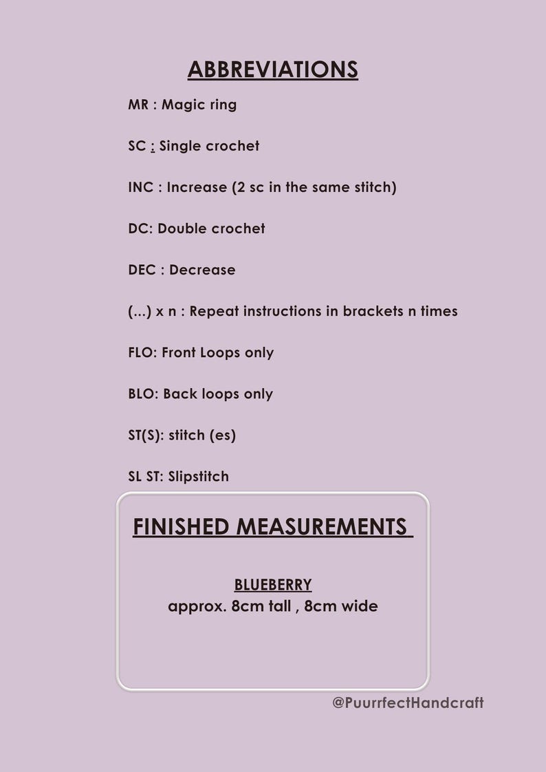 Blueberry Plush, Crochet Pattern, NO SEW, Amigurumi , Crochet Fruit - Etsy