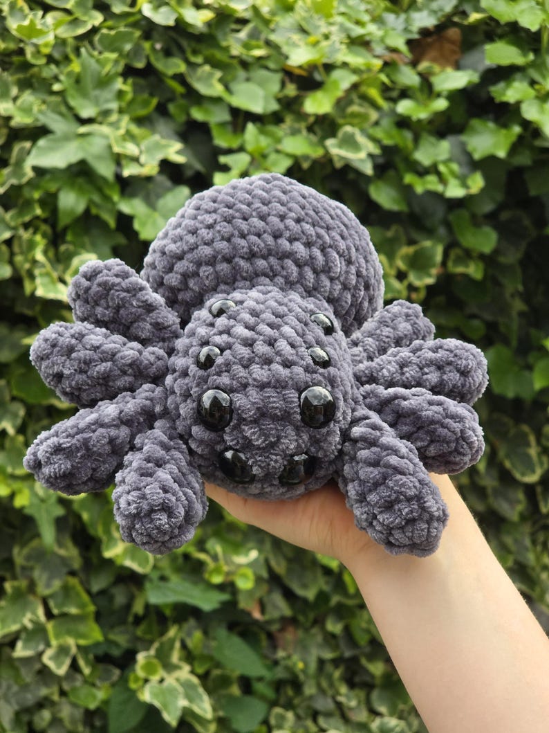 No-sew Spider Crochet Pattern PDF | Amigurumi Halloween Plushie | Easy ...