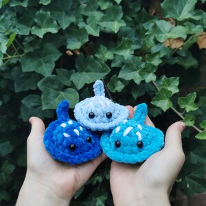 Mini Stingray Crochet Pattern – No Sew Amigurumi PDF, Quick and Easy ...