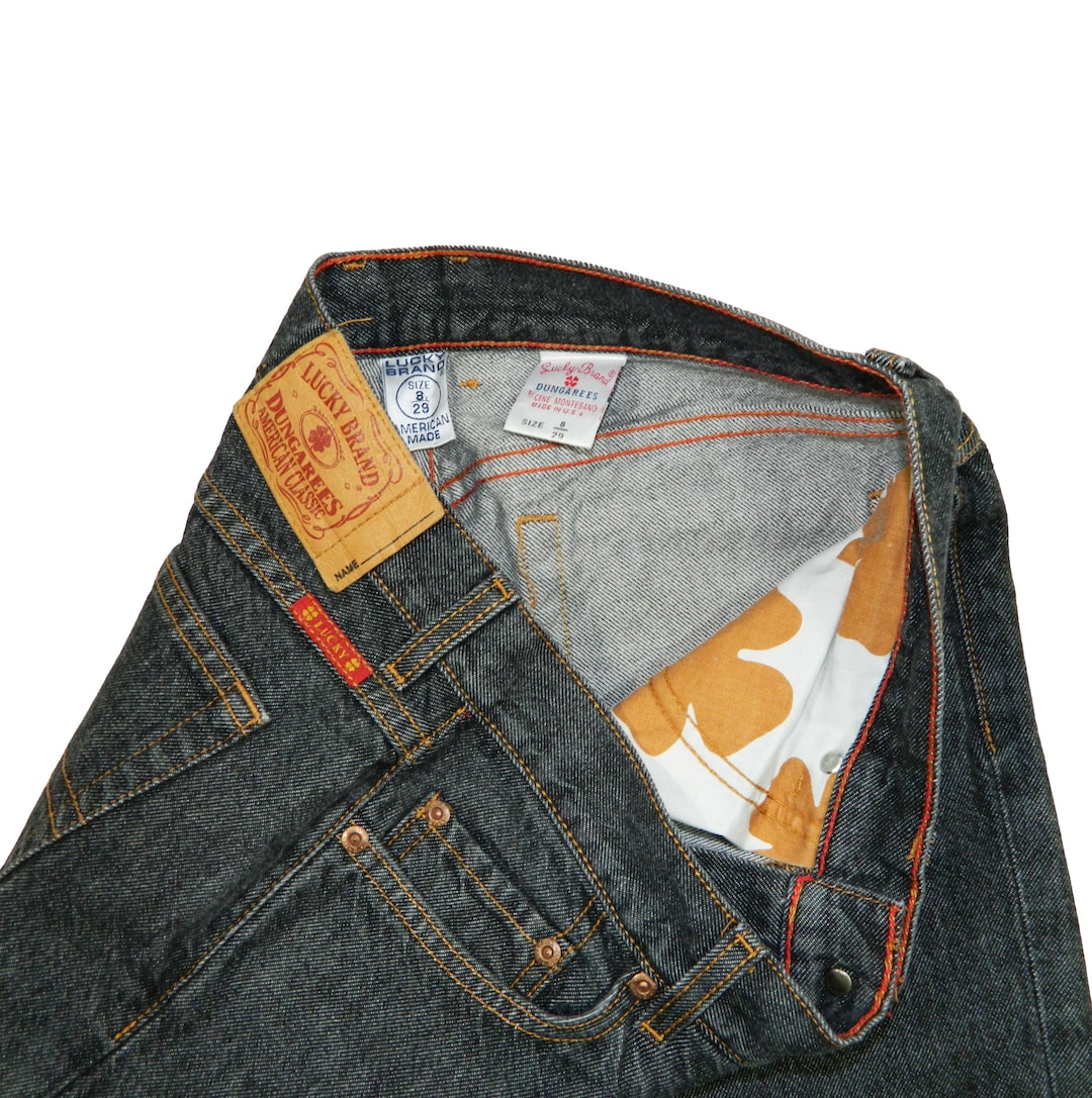Women's Lucky Brand Mid Rise Bootleg Premium Denim Black Jeans Tag 8/29 ...
