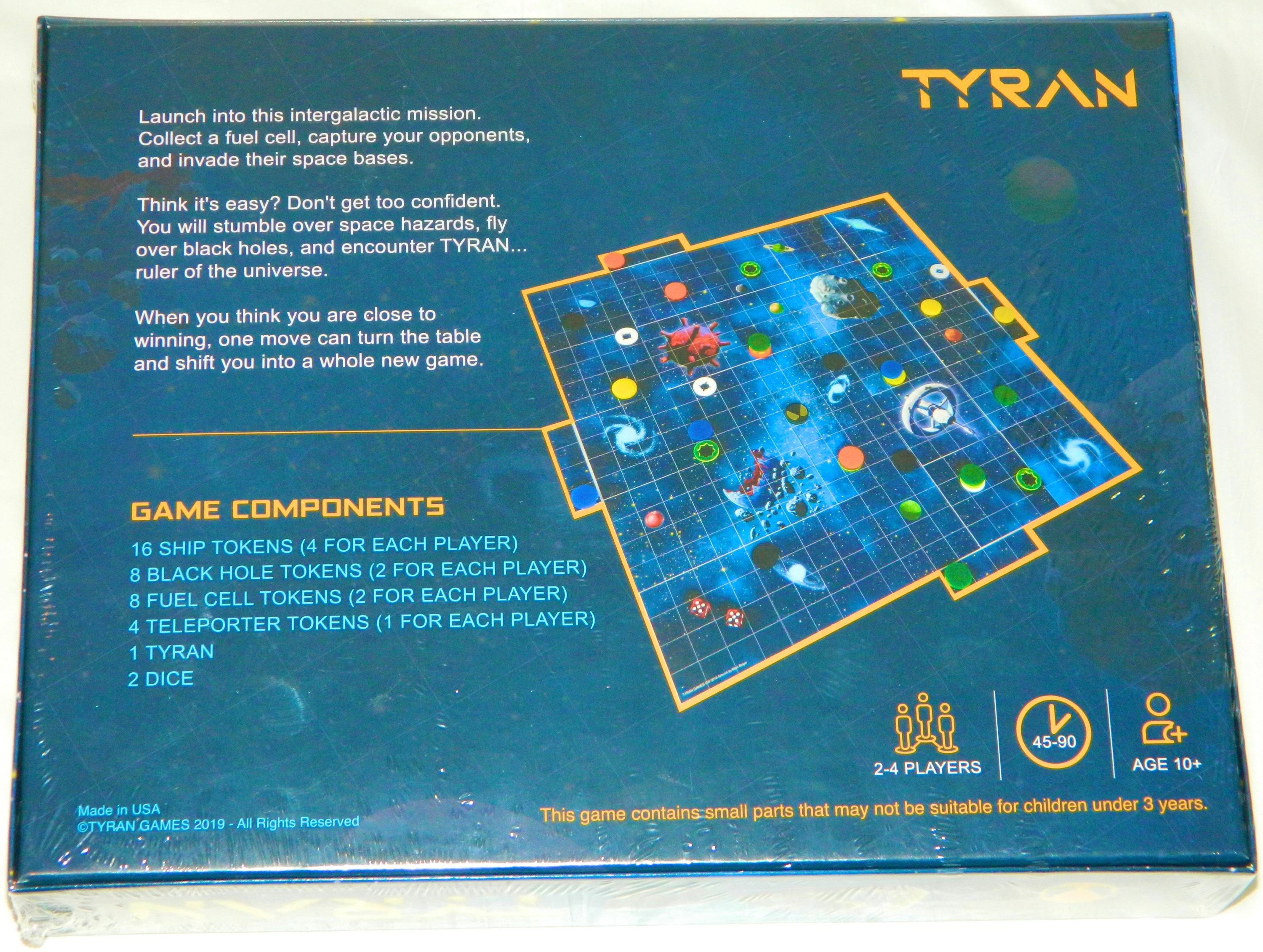 TYRAN an Intergalactic Strategy Game Hand-packed Original Version USA ...