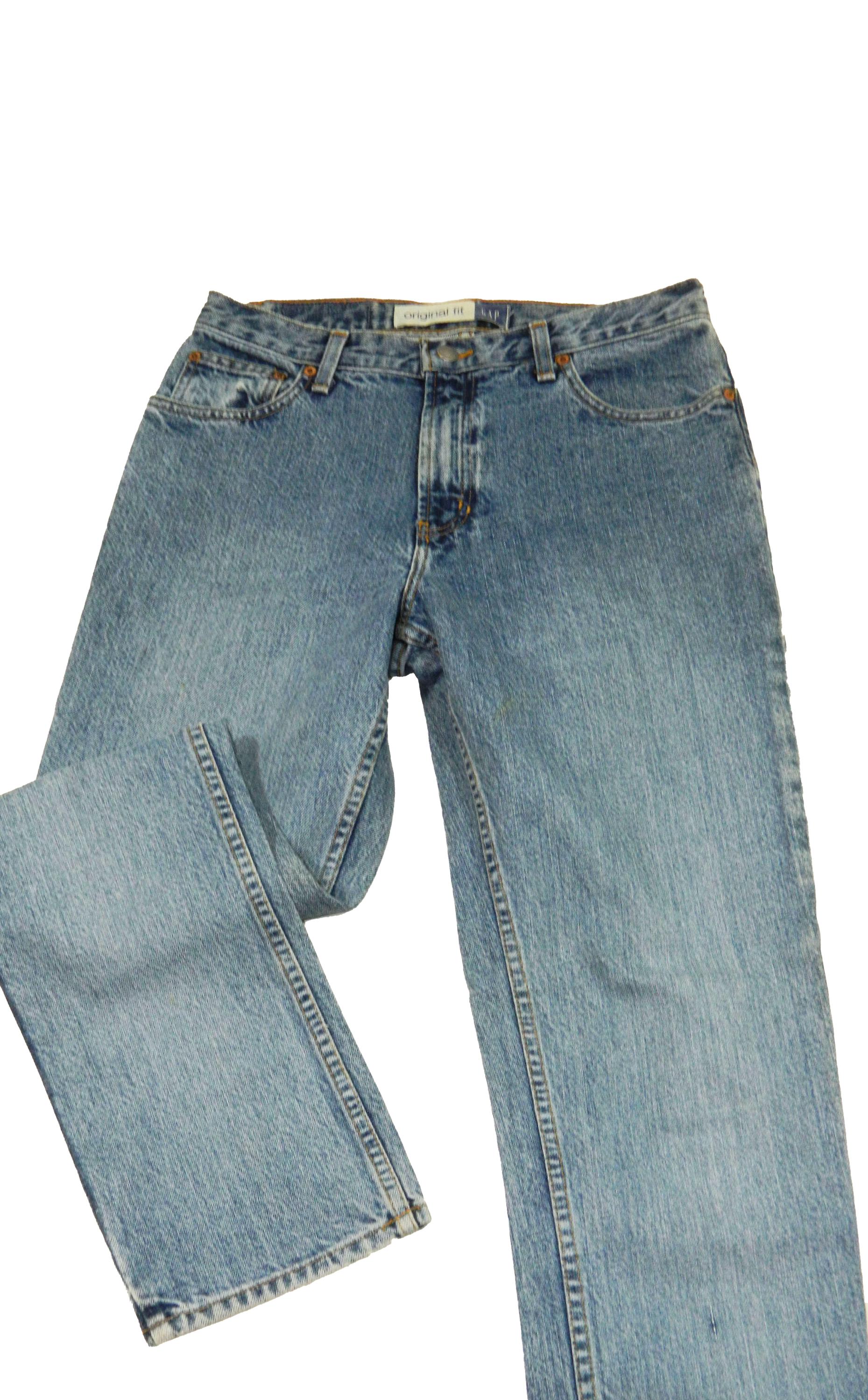 Women's GAP Brand Original Fit Premium Denim Blue Jeans Tag 8 Regular ...