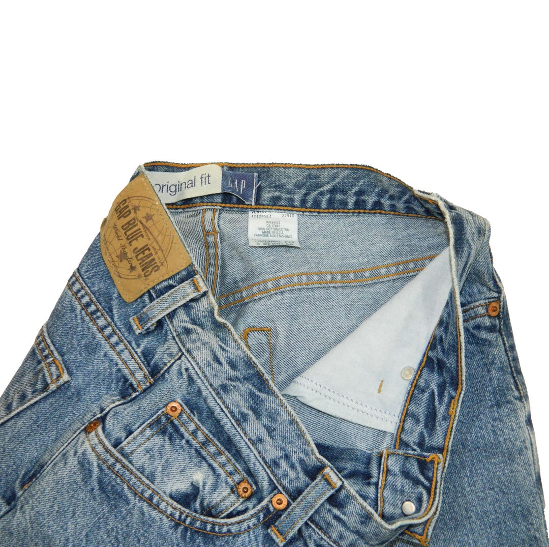Women's GAP Brand Original Fit Premium Denim Blue Jeans Tag 8 Regular ...