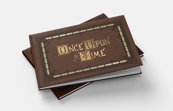 Once Upon A Time Inspired Storybook 10x8in Landscape Matte | Etsy UK