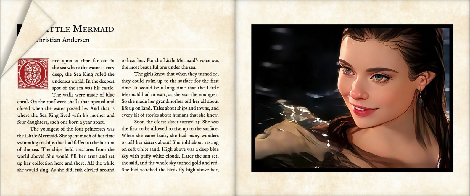 Once Upon A Time Inspired Storybook 10x8in Landscape Matte - Etsy