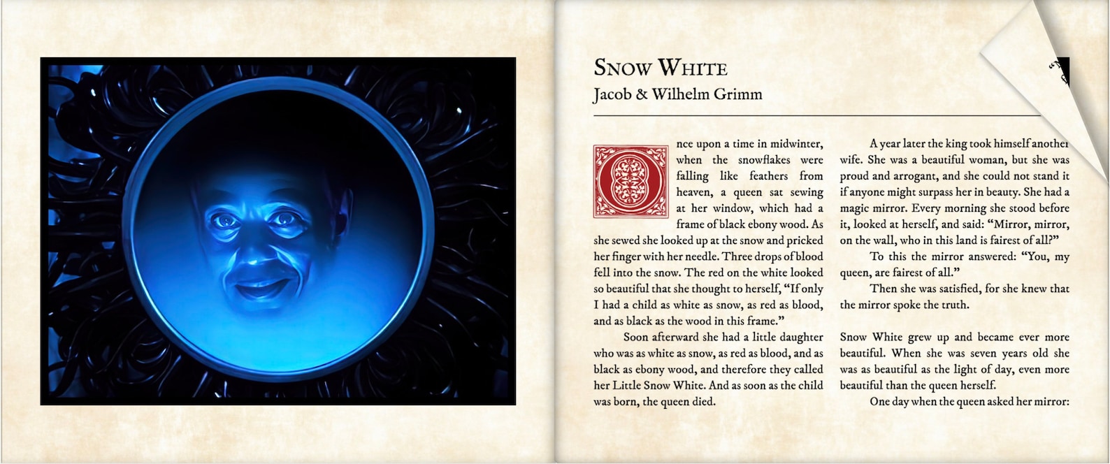 Once Upon A Time Inspired Storybook 10x8in Landscape Matte - Etsy