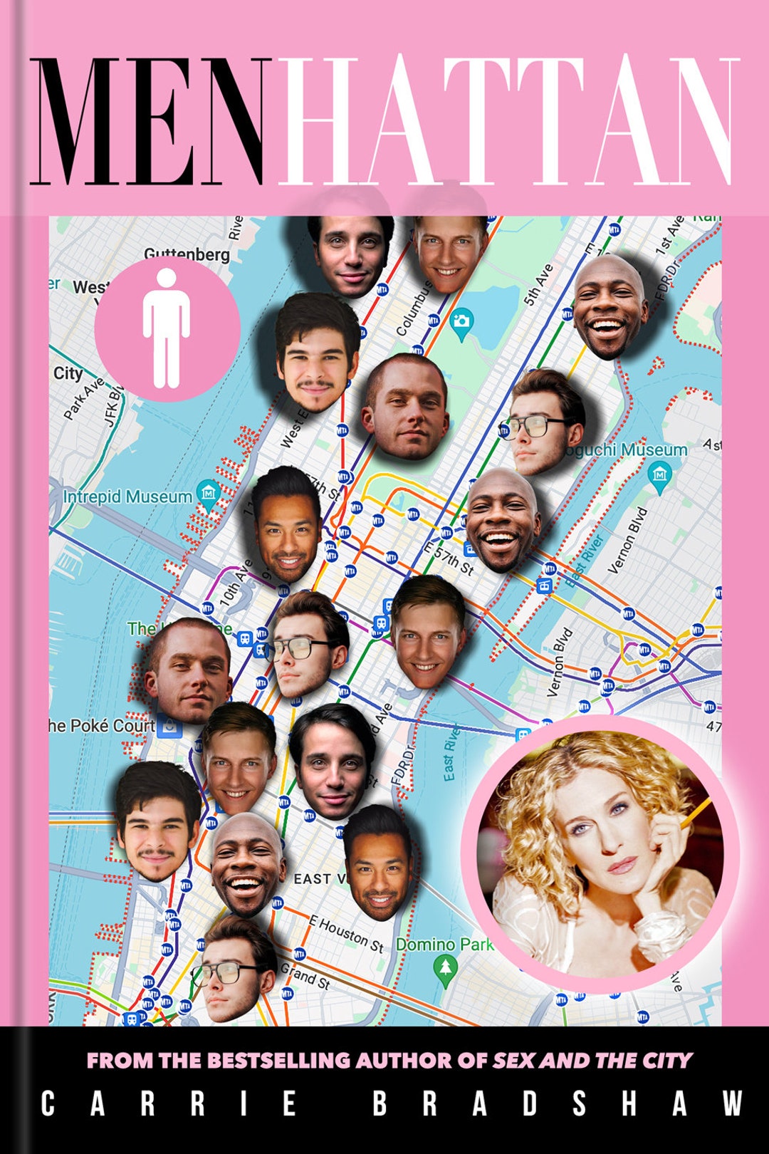 MENHATTAN by Carrie Bradshaw prop Replica From SATC - Etsy