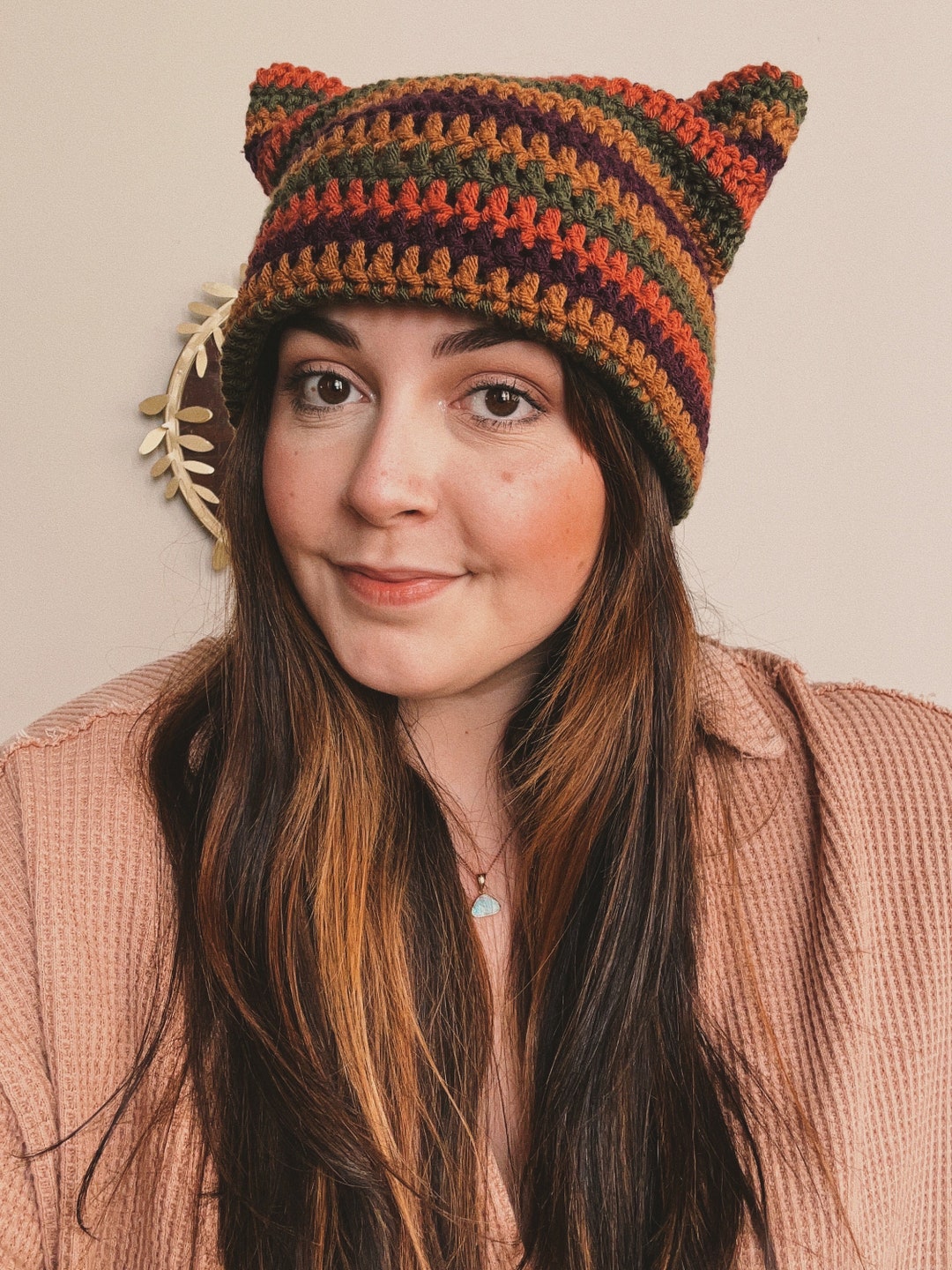 Retro Stripe Sack Hat - Etsy
