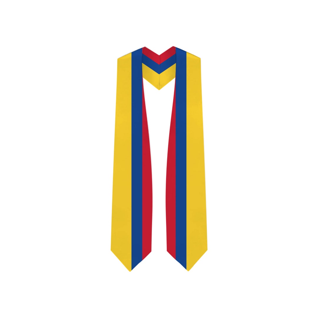 Colombia Graduation Stole Colombia Flag Sash - Etsy