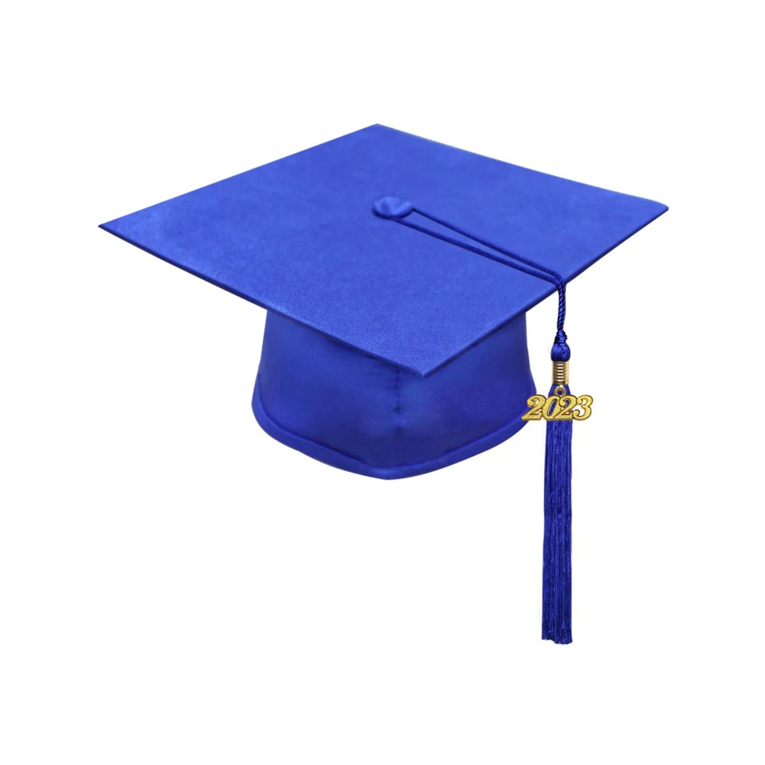 Matte Royal Blue Kid's Graduation Cap and Tassel All - Etsy