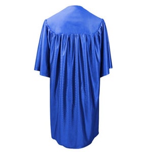 Shiny Royal Blue Child Graduation Cap, Gown and Tassel - Etsy
