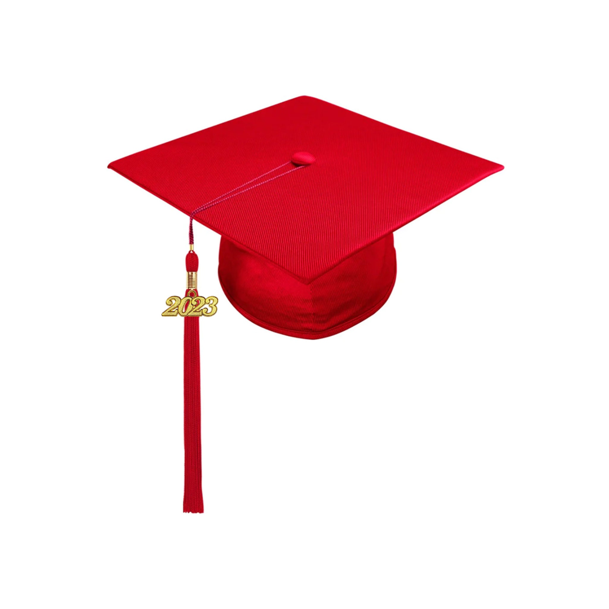 Shiny Red Graduation Cap and Tassel All Tassel Colors - Etsy