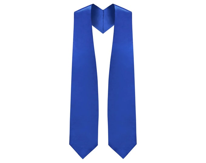 Royal Blue Graduation Stole - Etsy