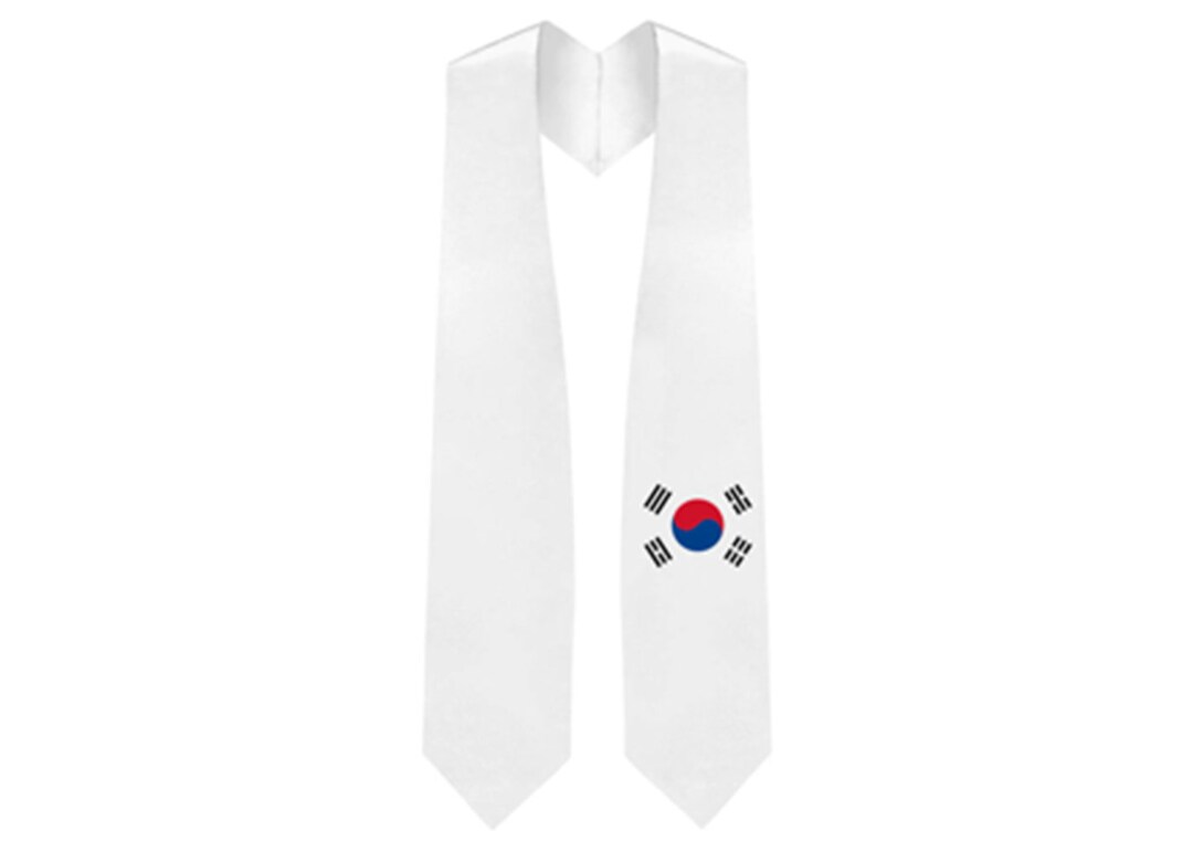 Korea Graduation Stole Korea Flag Sash - Etsy