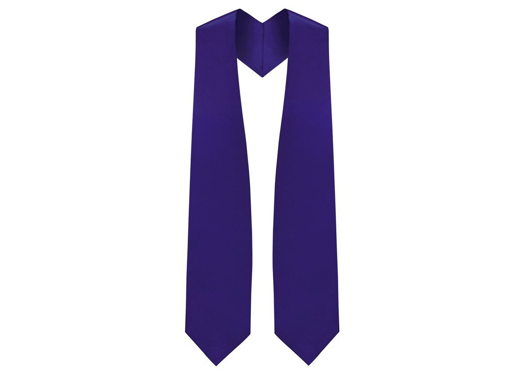 Purple Graduation Stole - Etsy