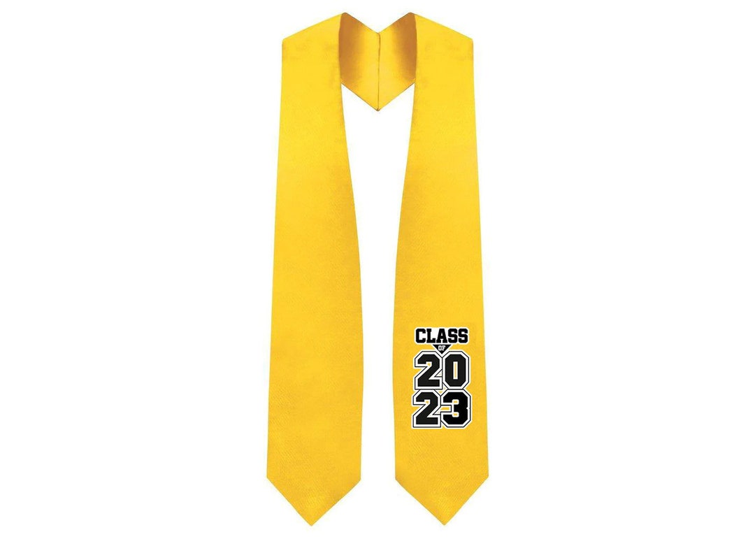 CLASS OF 2023 Graduation Stole All Colors Available - Etsy