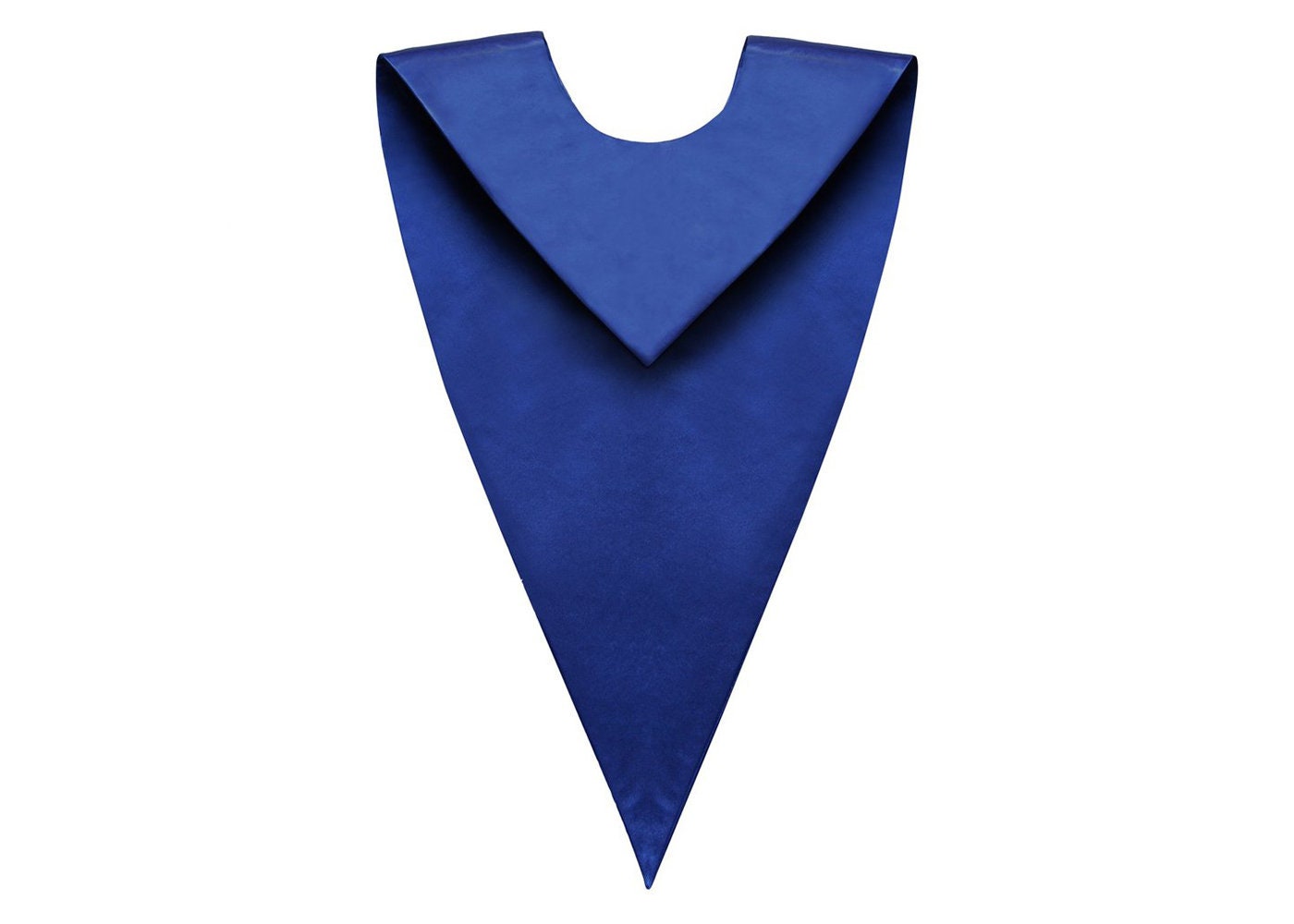 Royal Blue Matte Graduation V-neck Stole - Etsy
