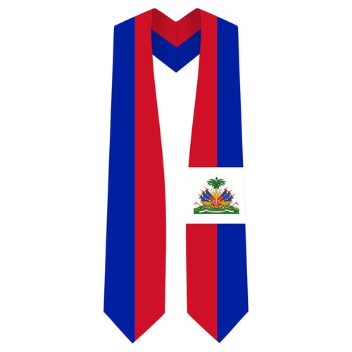Haiti Graduation Stole Haitian Flag Sash - Etsy