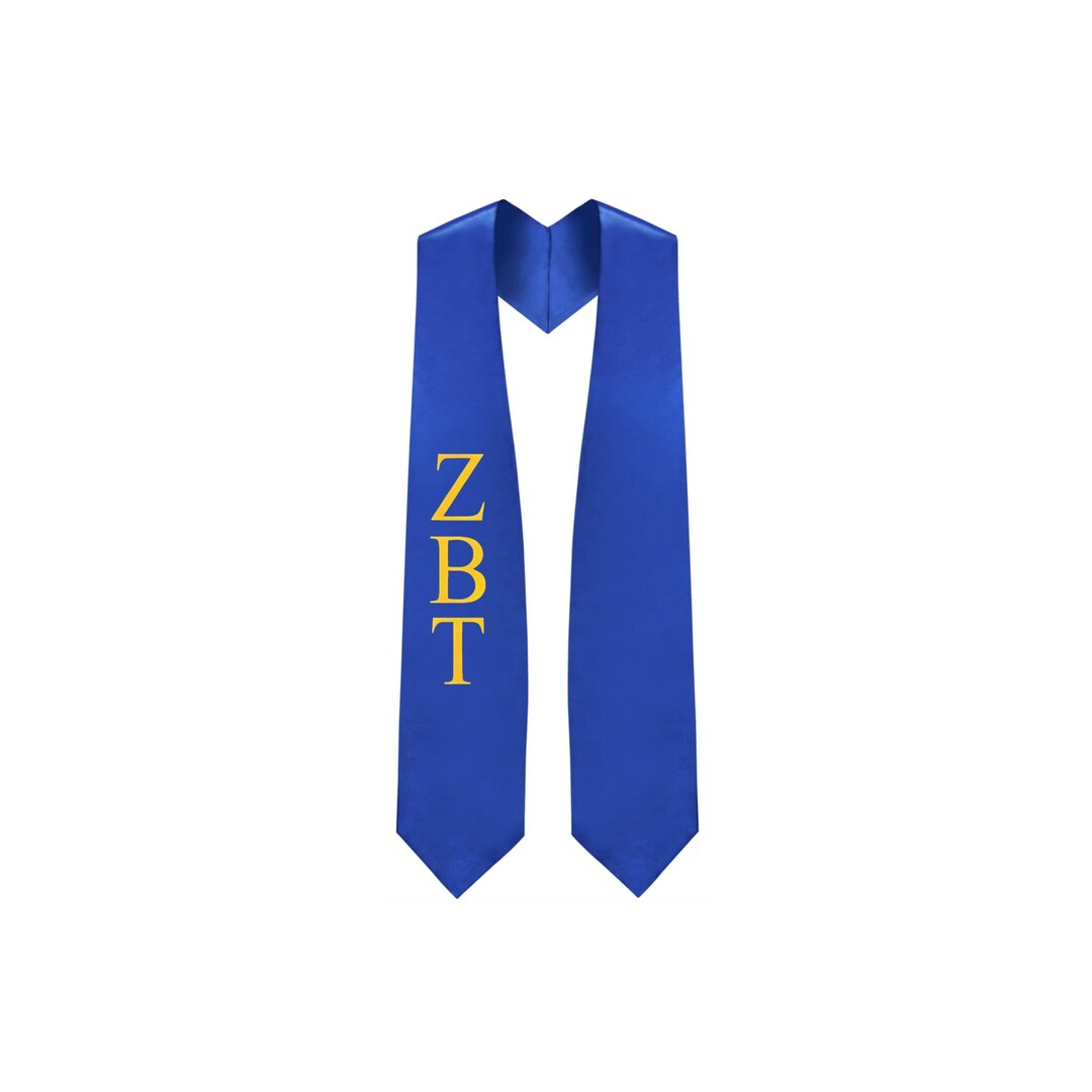 Zeta Beta Tau Greek Lettered Stole - Etsy