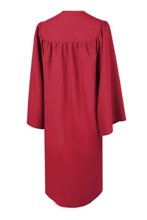 Matte Red Graduation Cap Gown and Tassel - Etsy