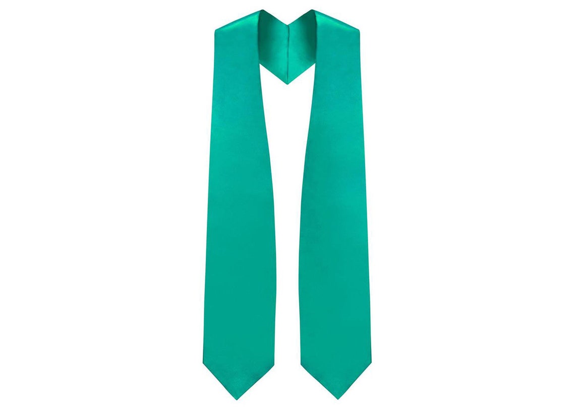 Emerald Green Graduation Stole - Etsy