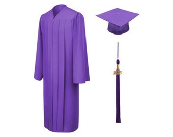 Graduation Gown Purple - Etsy
