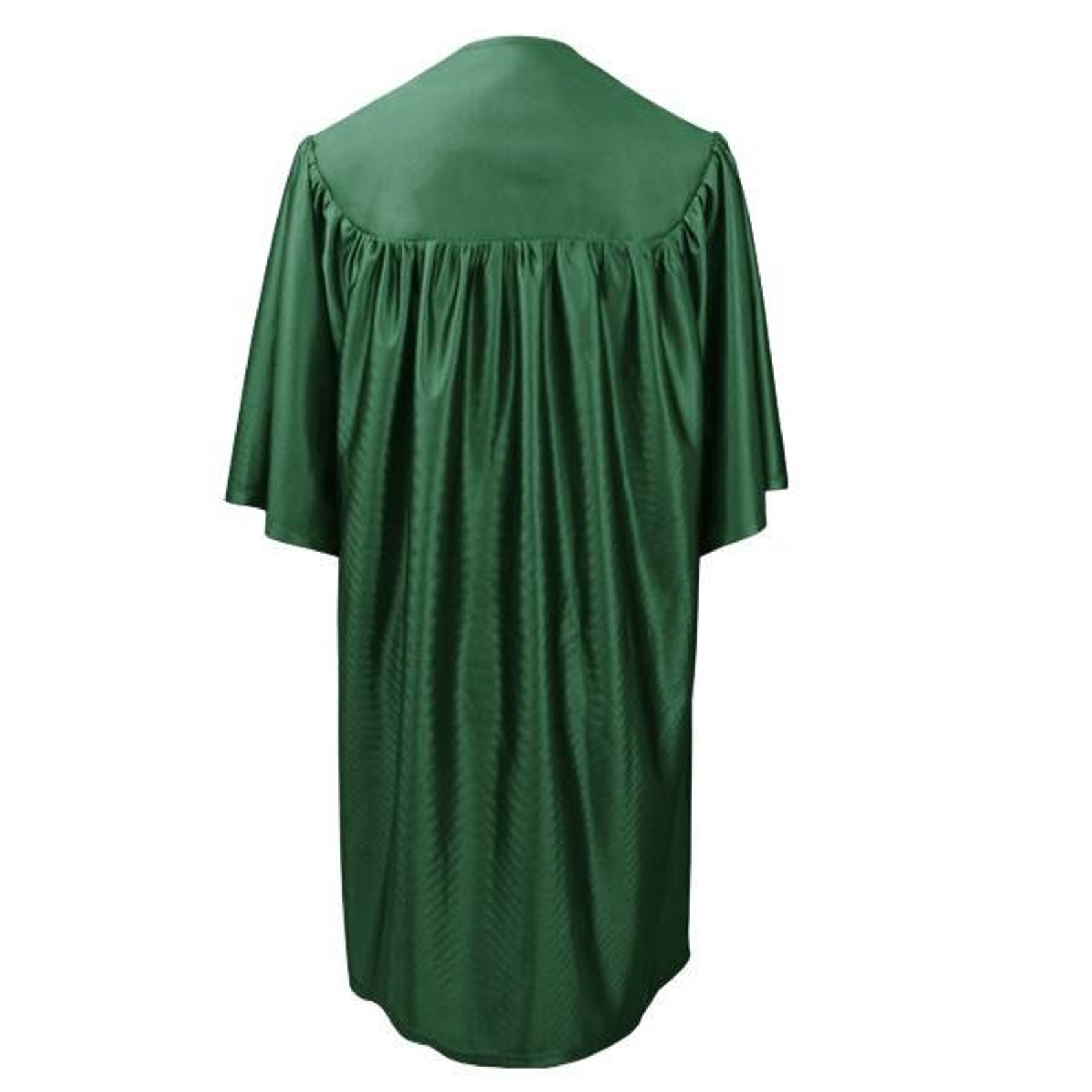 Shiny Hunter Green Child Graduation Cap Gown and Tassel - Etsy