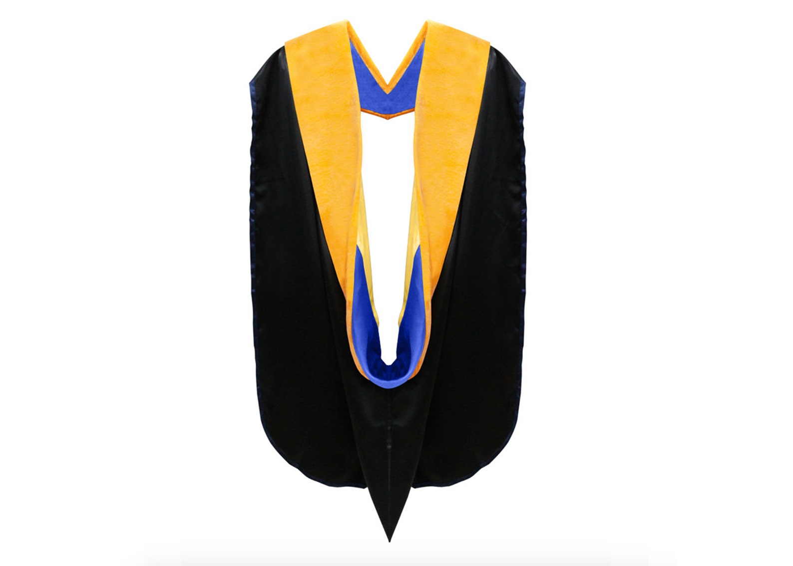 Deluxe Doctoral Academic Hood Science Gold Velvet - Etsy