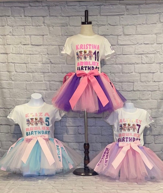 Roblox Inspired Tutu Roblox Inspired Birthday Tutu Roblox | Etsy