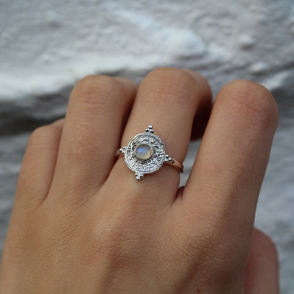Womens Sterling Coin Ring - Etsy