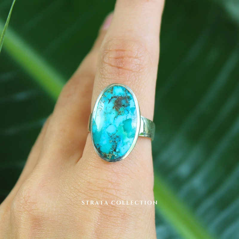 Large Turquoise Ring - Etsy