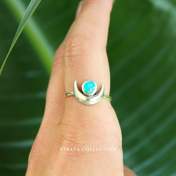 Blue Turquoise Ring - Etsy