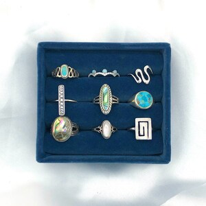 Sterling Silver Wavy Ring Dainty Wave 925 Rings for Women | Etsy